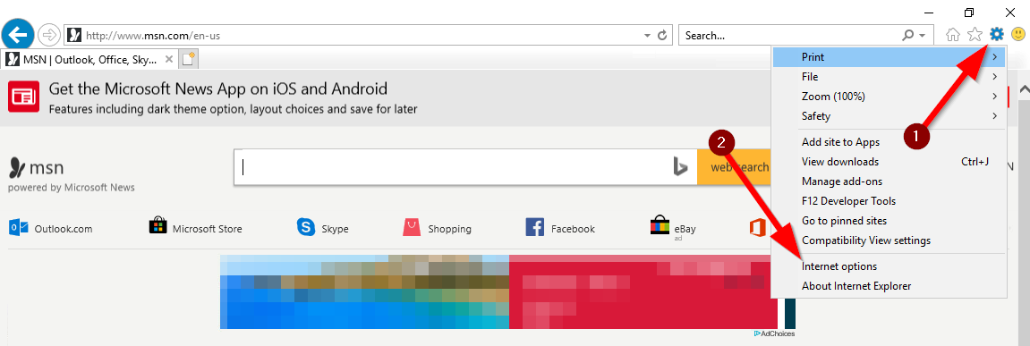 Change Home page in Internet Explorer – Inventio.IT